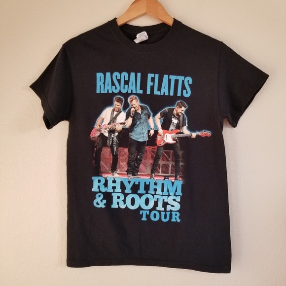 Bethany Mota | Shirts | Rascal Flatts Rhythm Roots Tour Band T Shirt ...